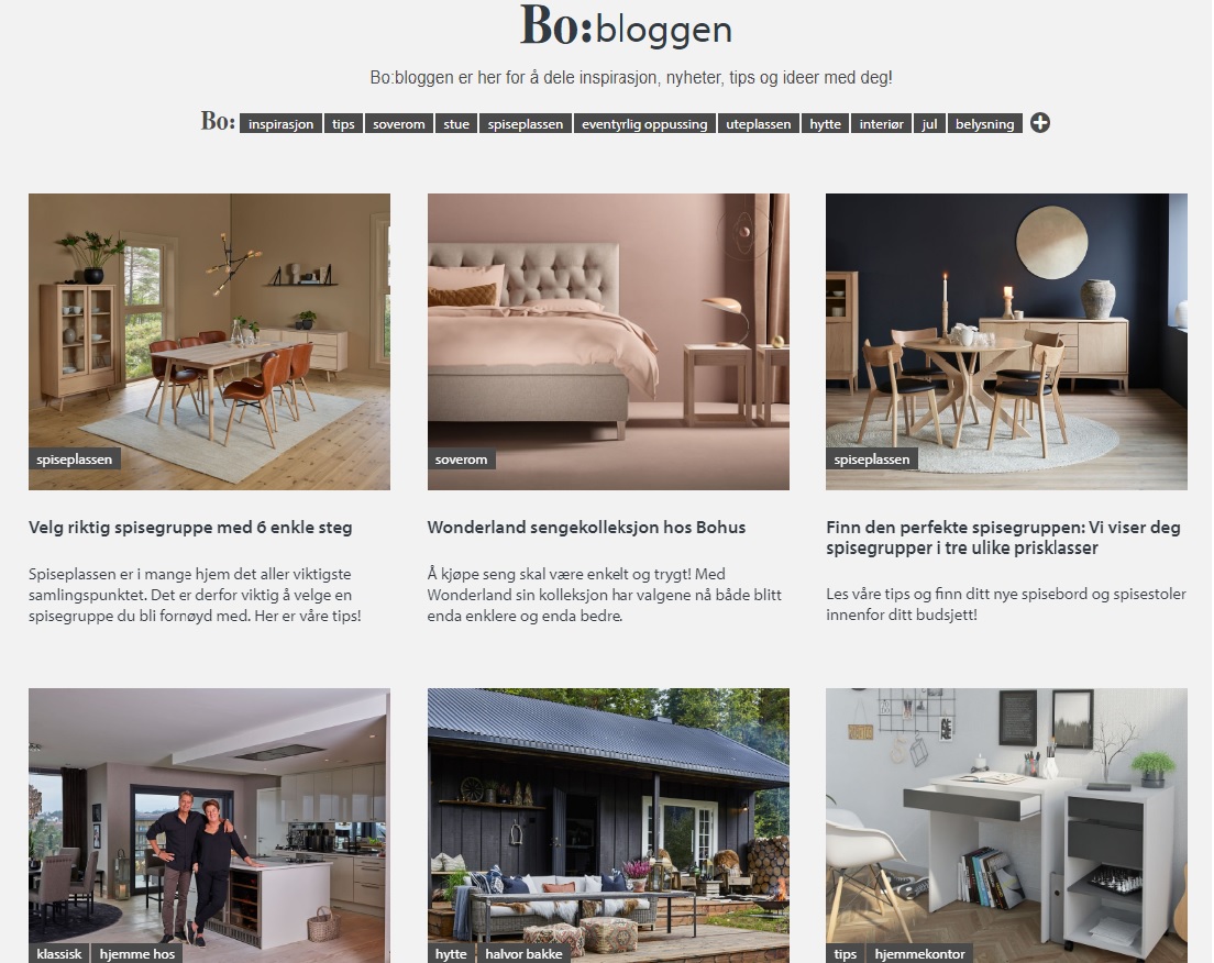 Tips og inspirasjon til hjemmet